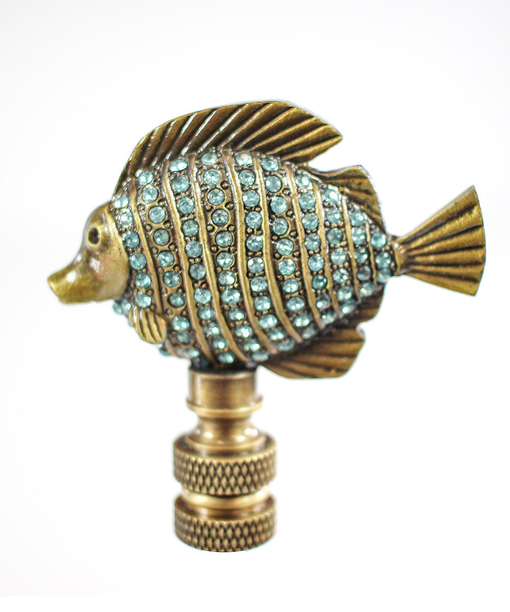 Home Concept Inc Tropical Fish Lamp Finial & Reviews | Wayfair