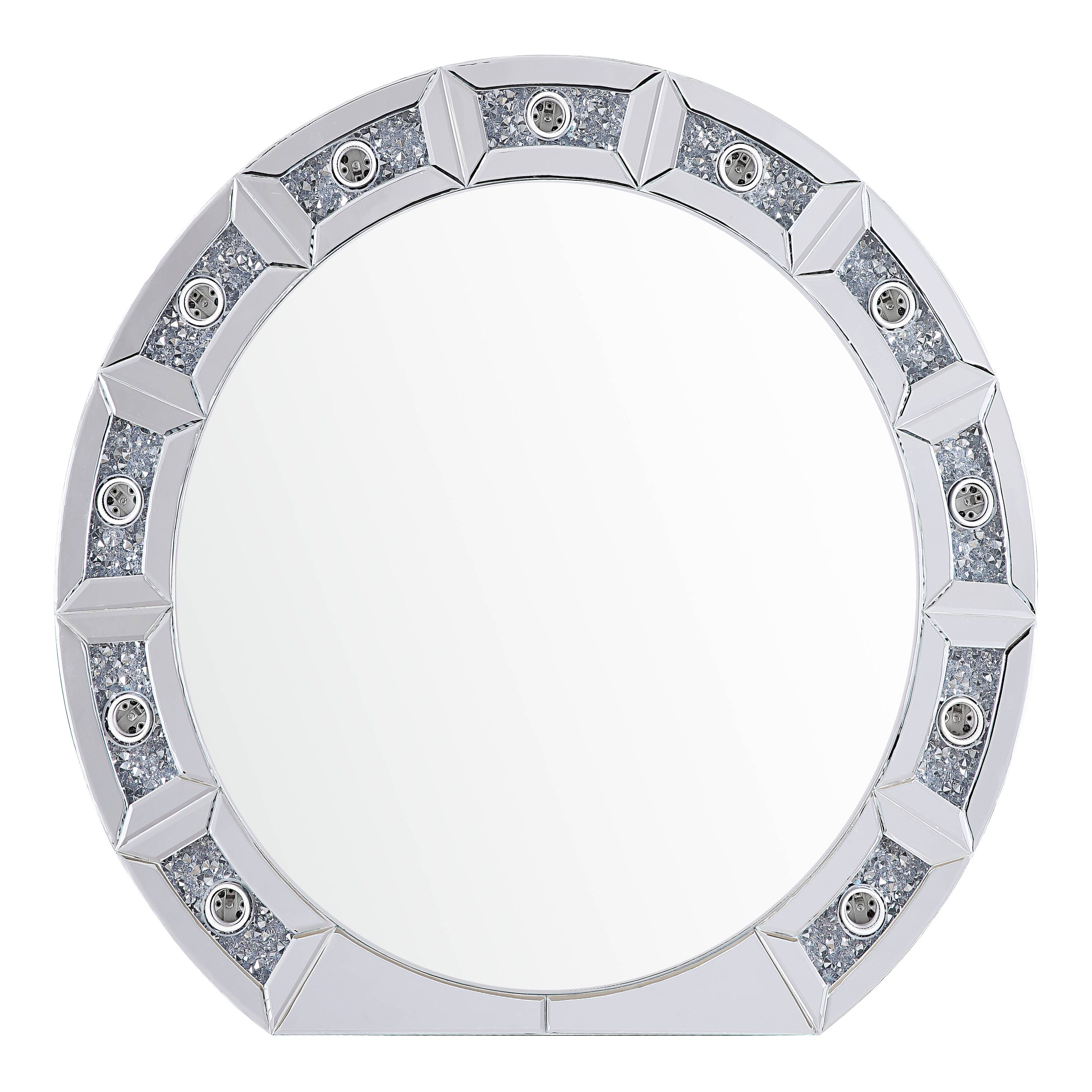 Everly Quinn Indre Round Accent Wall Mirror | Wayfair