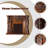 World Menagerie 73..23"Brown Vintage Solid Wood Decorative Cabinet ...