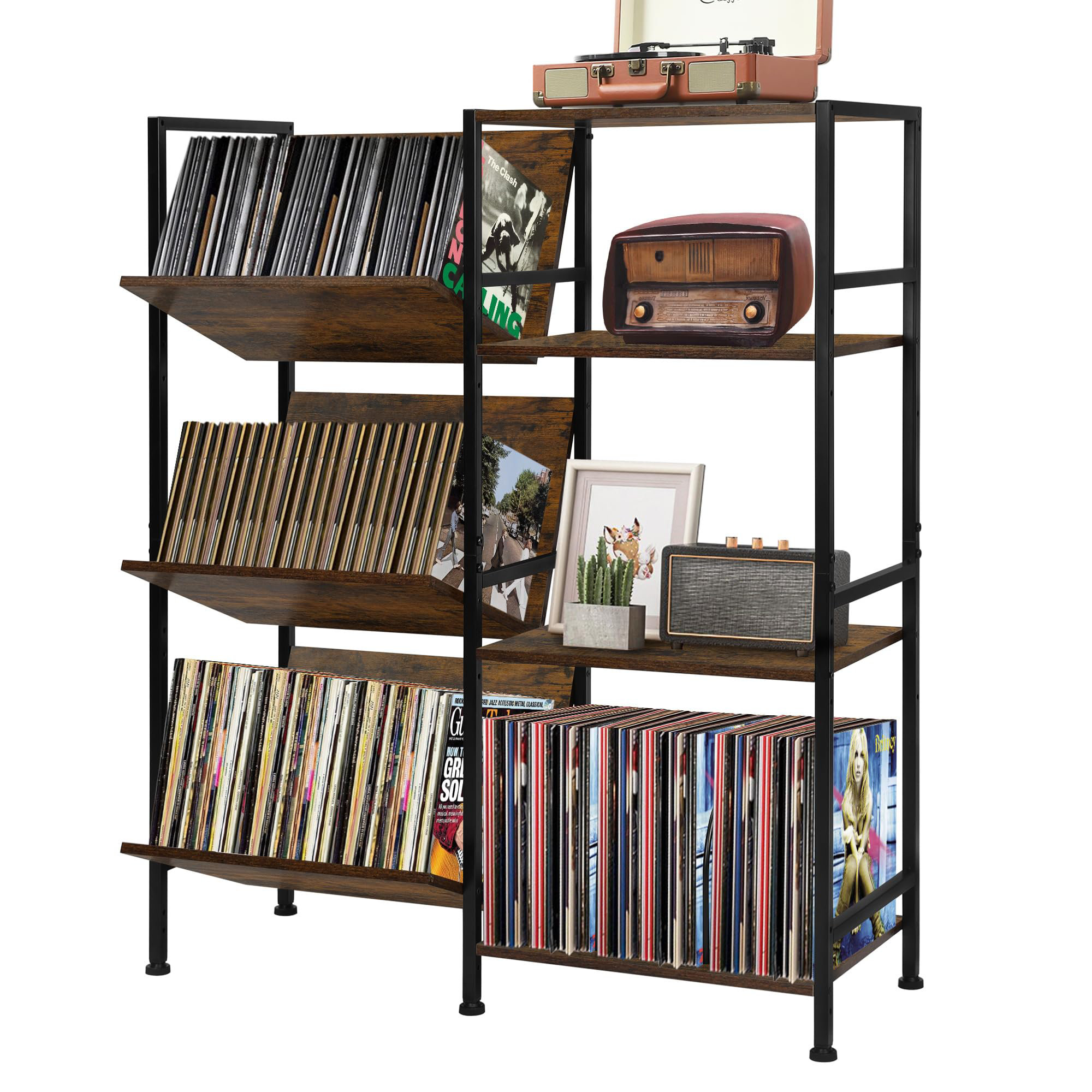 17 Stories Large Vinyl Records Player Stand | Wayfair
