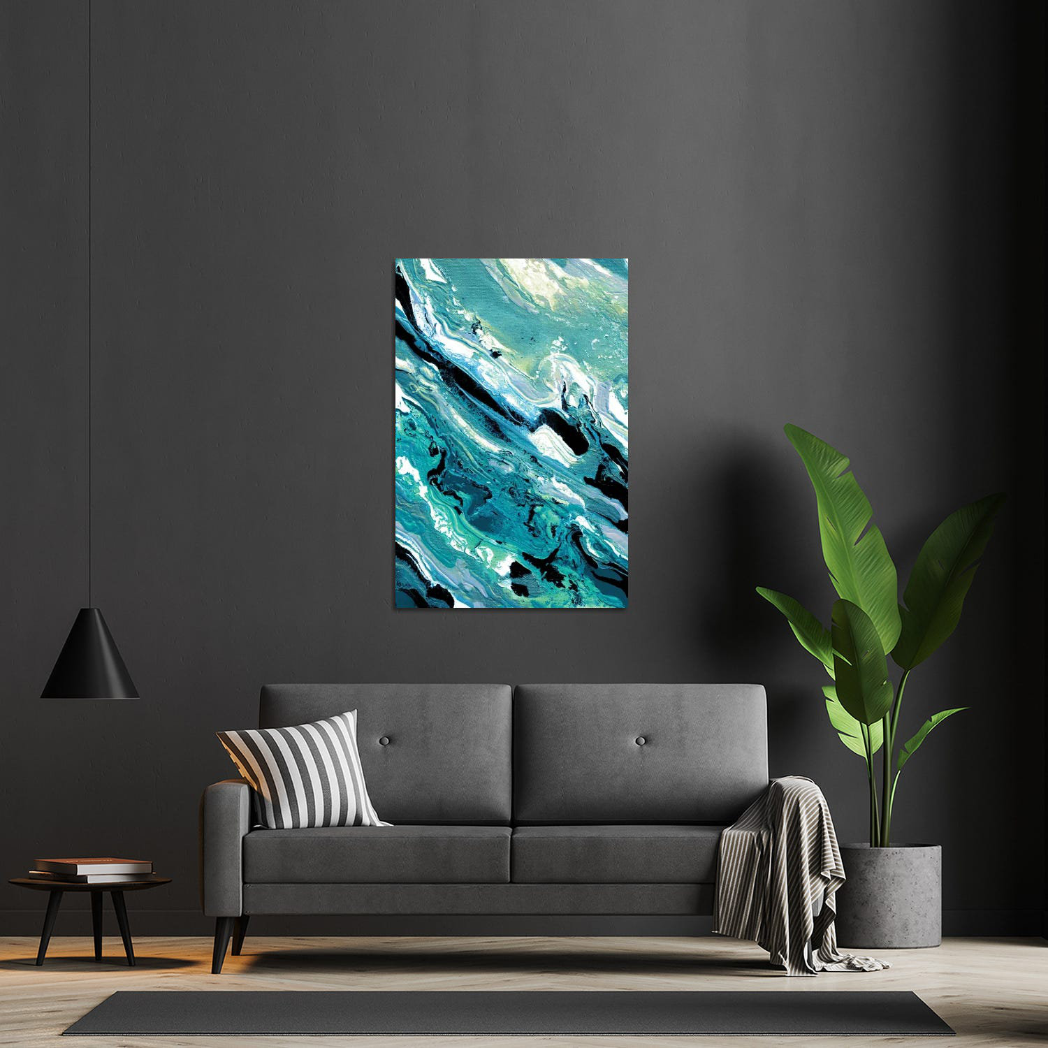 Orren Ellis Color Avalanche II Print On Acrylic Glass | Wayfair