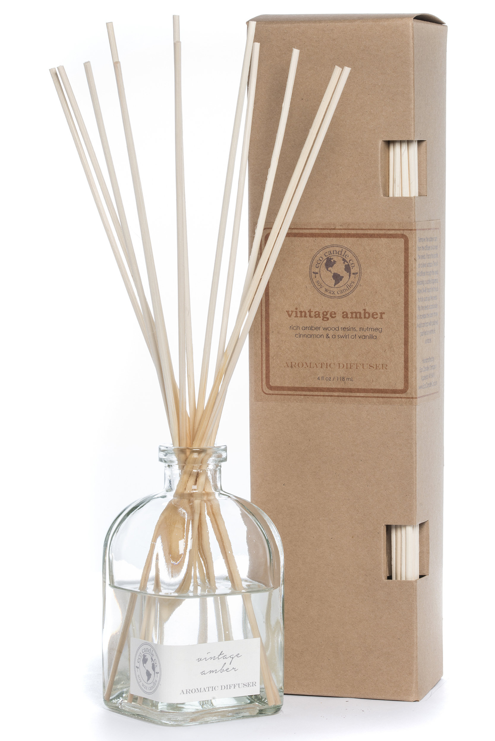 Eco Candle Co Vintage Amber Aroma Diffuser | Wayfair
