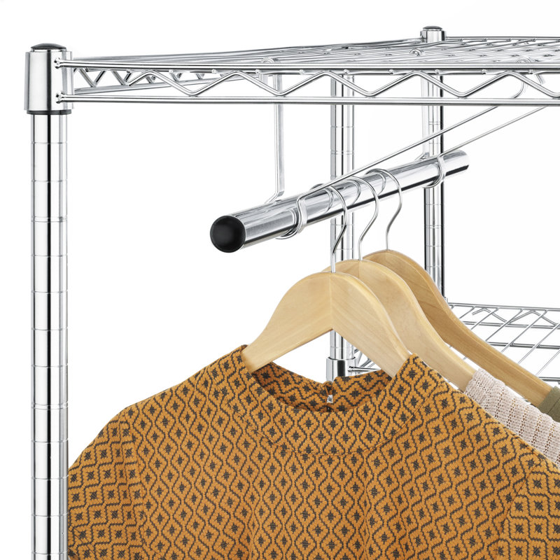 Rebrilliant Niamh 50" Metal Closet System & Reviews | Wayfair