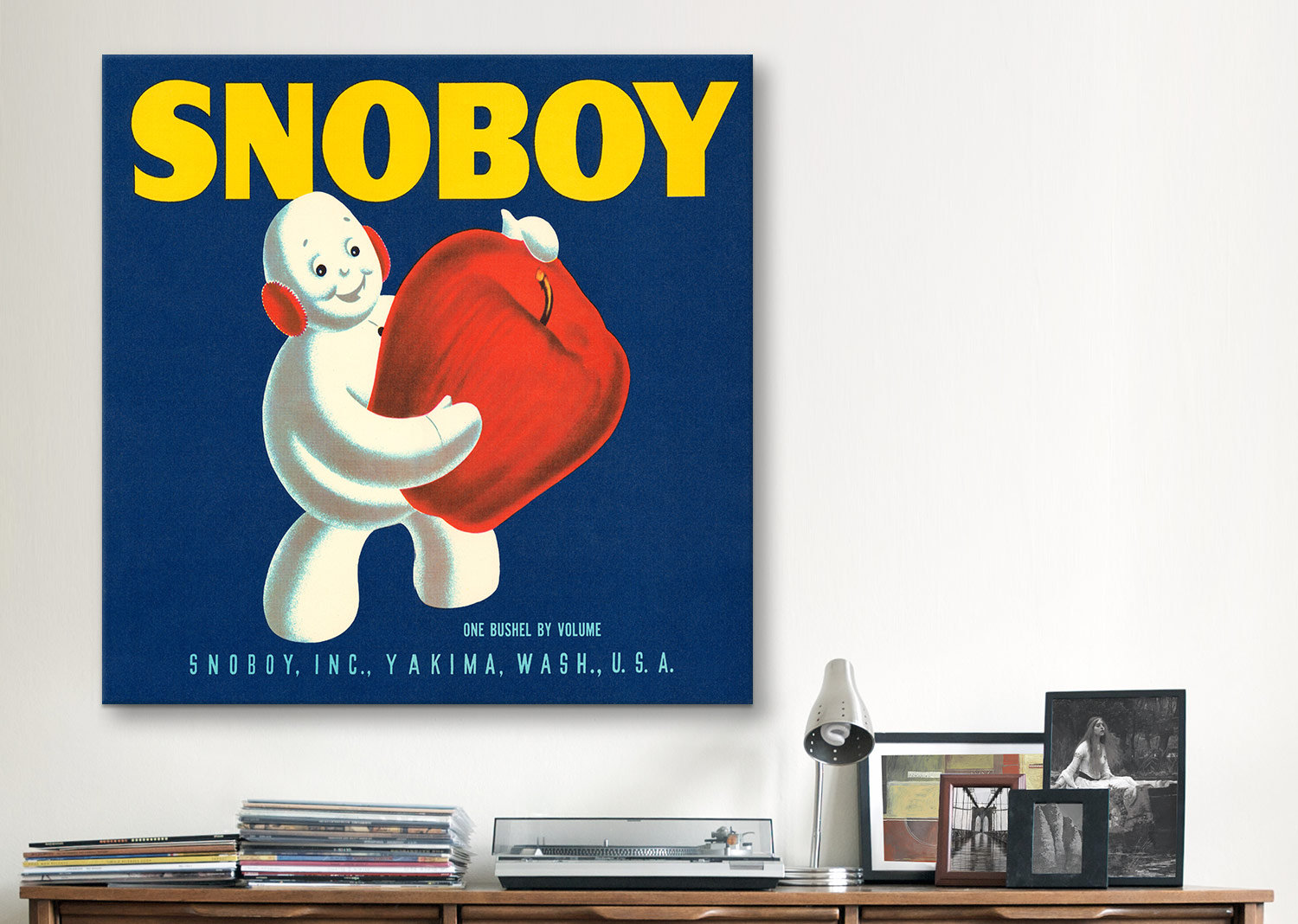 Winston Porter Poster Snoboy Apples Crate Label - Advertisements Print ...