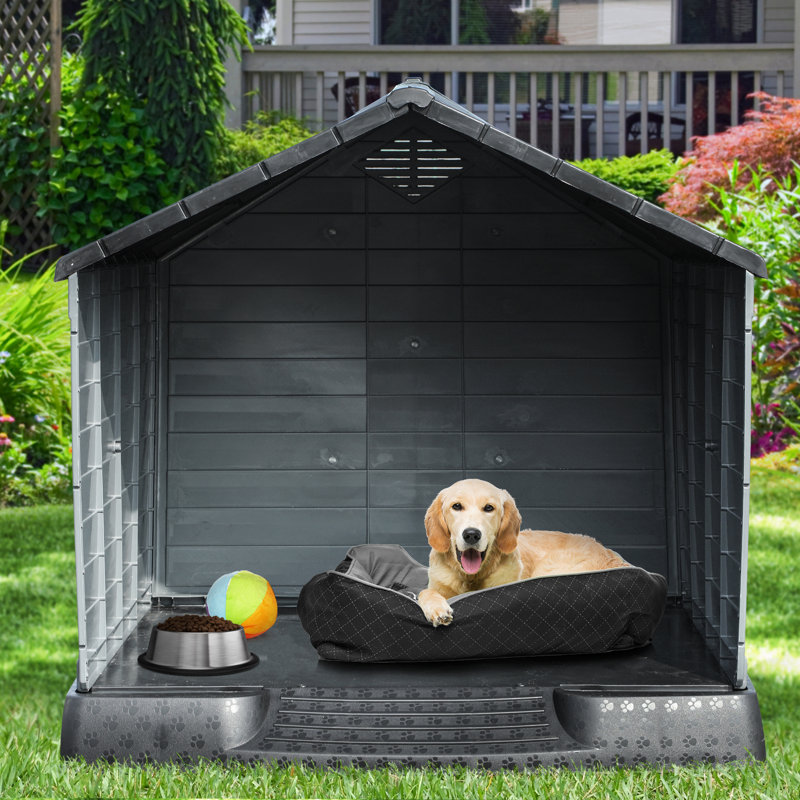 Archie & Oscar™ Shelia Plastic Dog House & Reviews | Wayfair