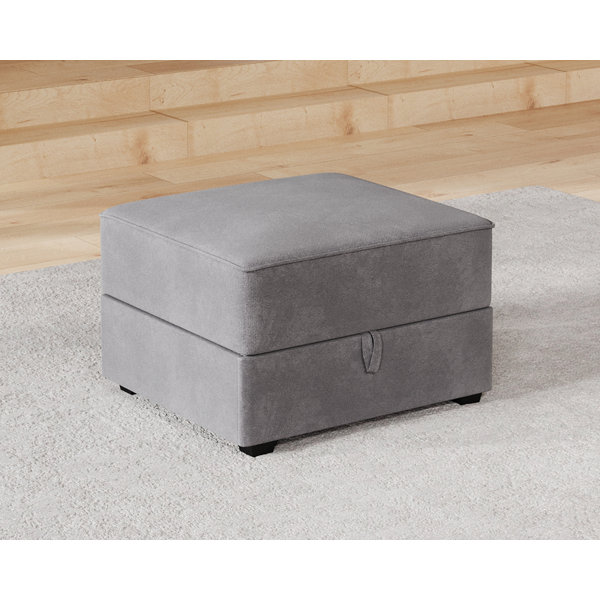 Wade Logan® Chanika Upholstered Ottoman & Reviews | Wayfair