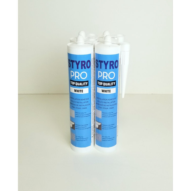 Styro Pro Styrofoam Tiles Styro Pro High Strength Paste Adhesive, Pack ...