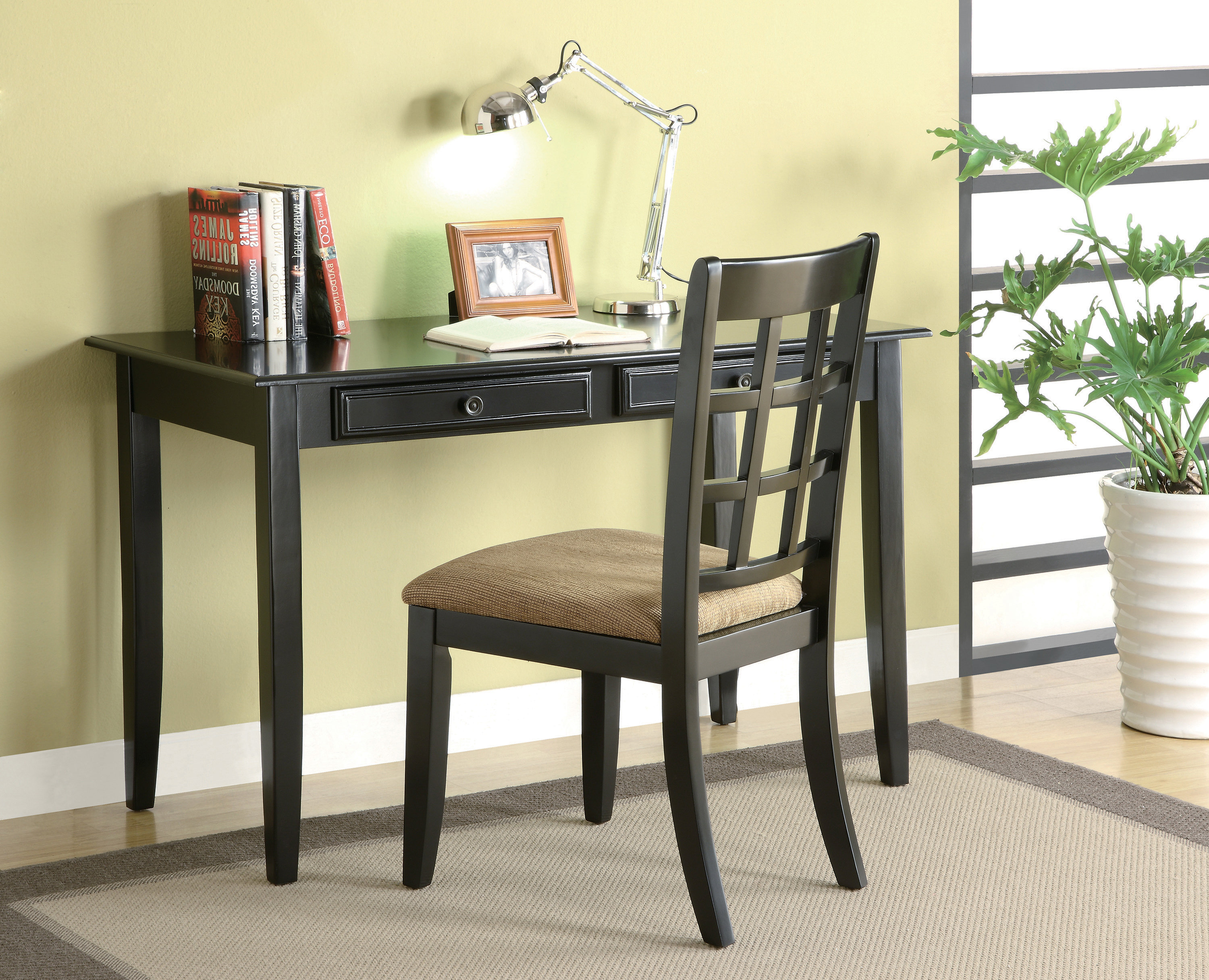 Red Barrel Studio® Temara 2-Piece Writing Desk Set With Chair | Wayfair