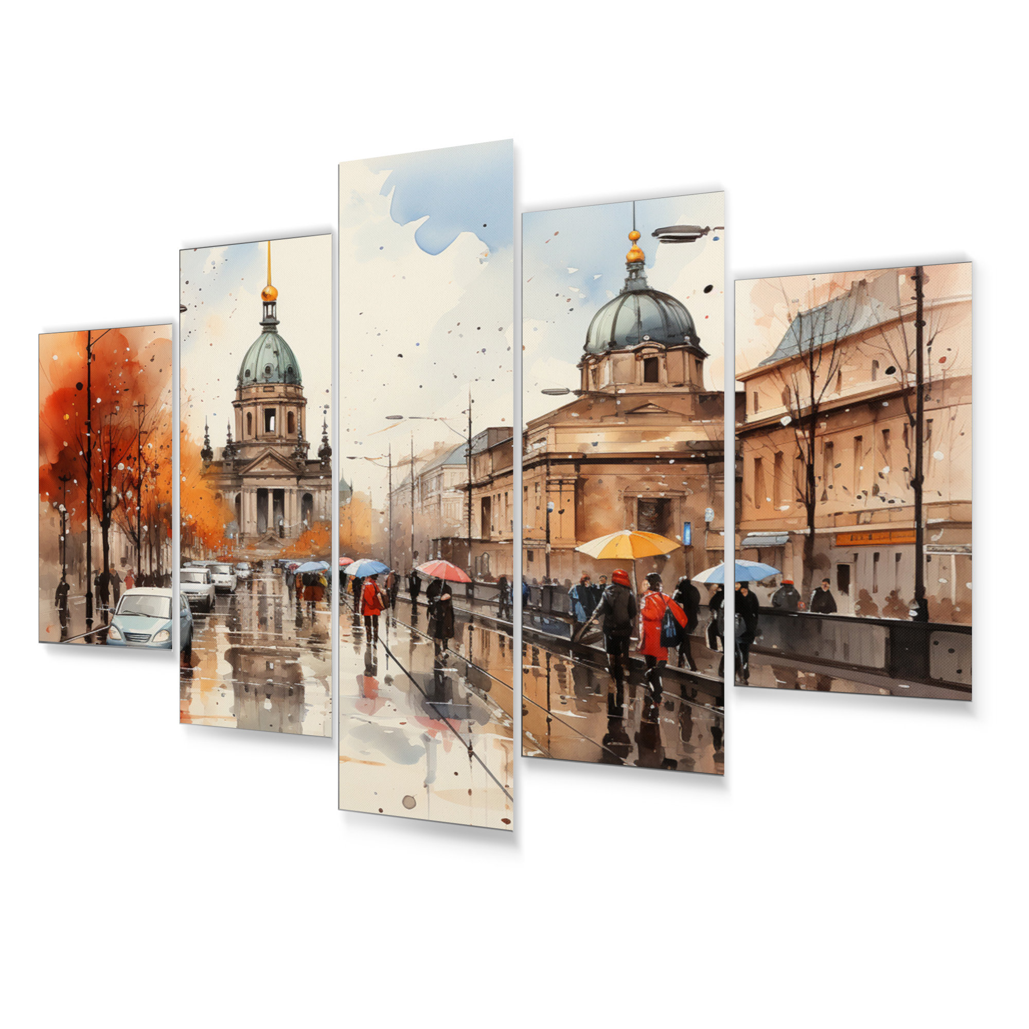 Design Art 5 Berlin The Spirit Of Resilience I Wall Decor Set | Wayfair