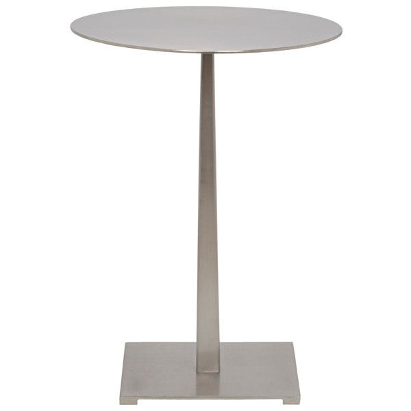 Noir Stiletto Steel Top End Table | Wayfair