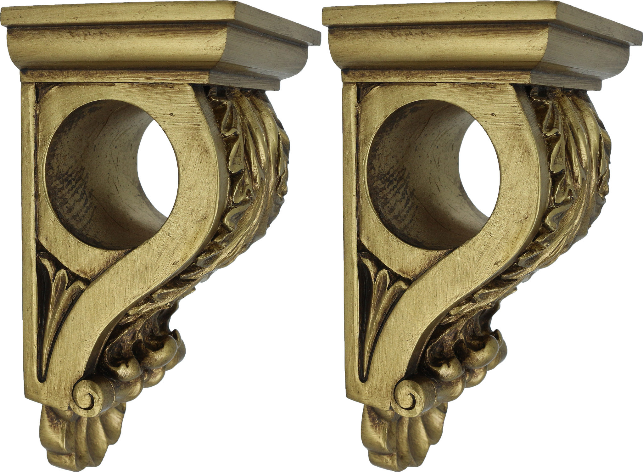 Charlton Home® Botti Resin 3.375'' Drapery Sconce & Reviews | Wayfair