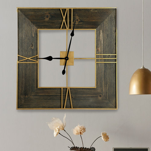 Gold Wall Clocks You'll Love | Wayfair