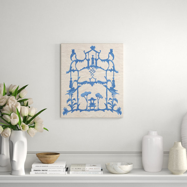 Soicher-Marin 'Folly in Blue' by Dana Gibson -Unframe Painting Print on ...