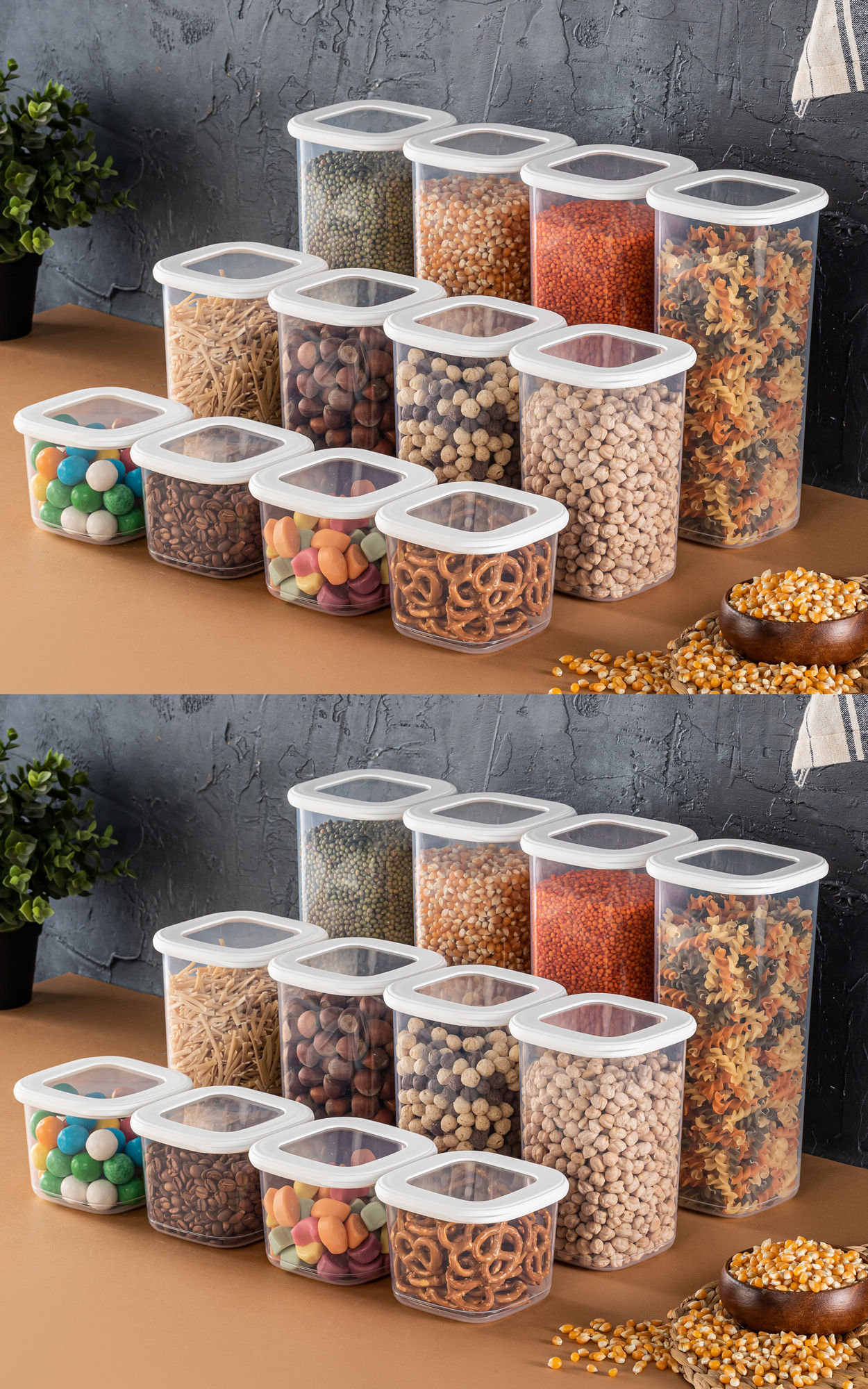 East Urban Home 24 Container Food Storage Set | Wayfair
