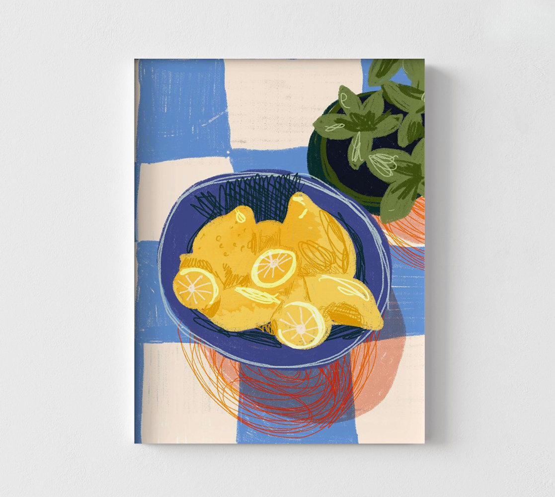 WeFrameArt Lemonade By Gigi Rosado, Citric Artwork Poster, Lime ...