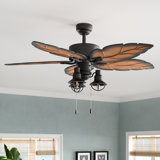 Leaf Blade Ceiling Fans You'll Love | Wayfair