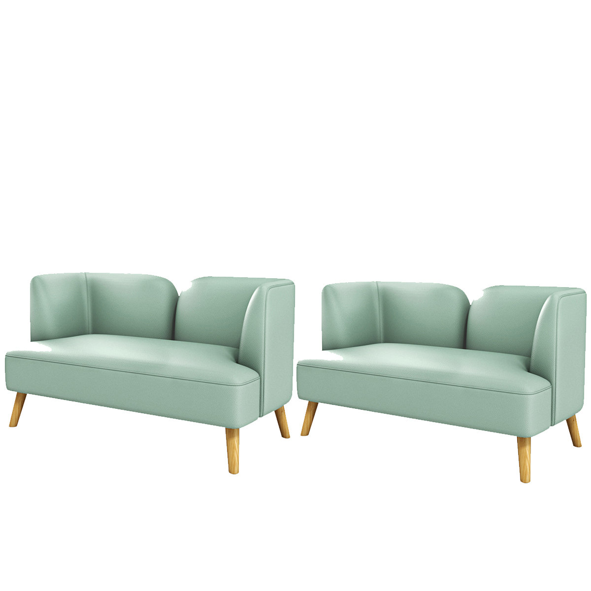 Corrigan Studio® Dining Room Double Faux Leather Bench set of 2 ...