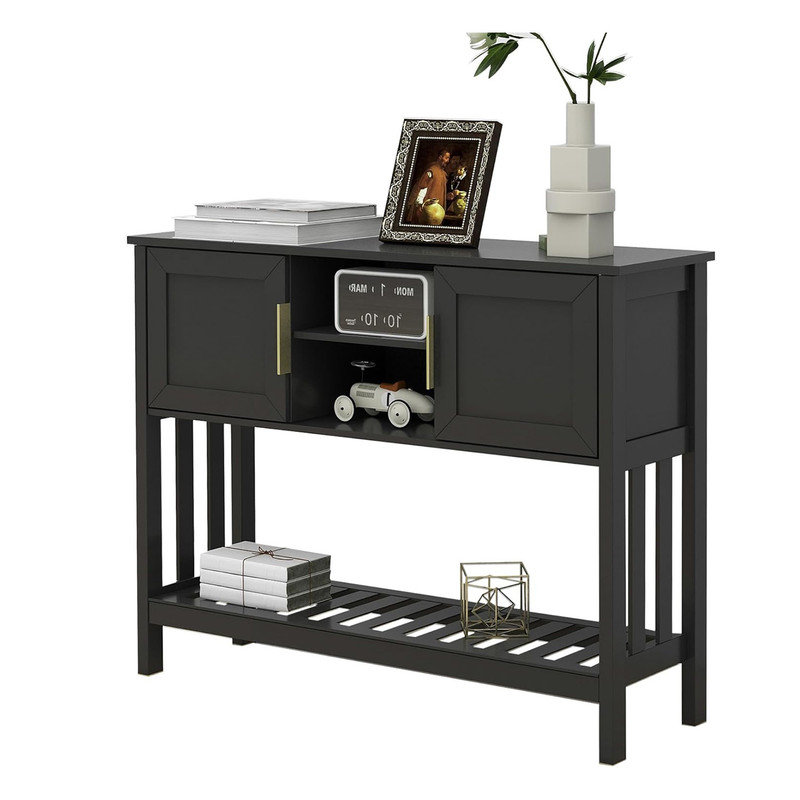 Red Barrel Studio® Console Table with Storage with Doors, Entryway ...