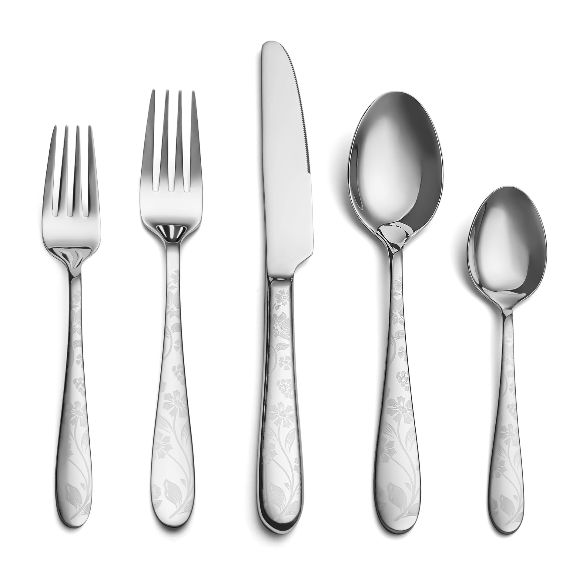 Red Barrel Studio® Mendelsohn Stainless Steel Flatware Set - Service ...