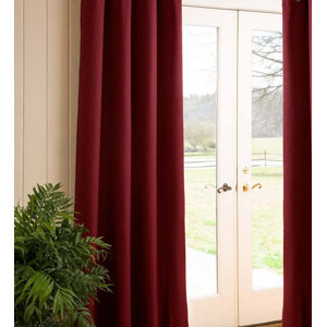 Plow & Hearth Madison Polyester Curtain | Wayfair