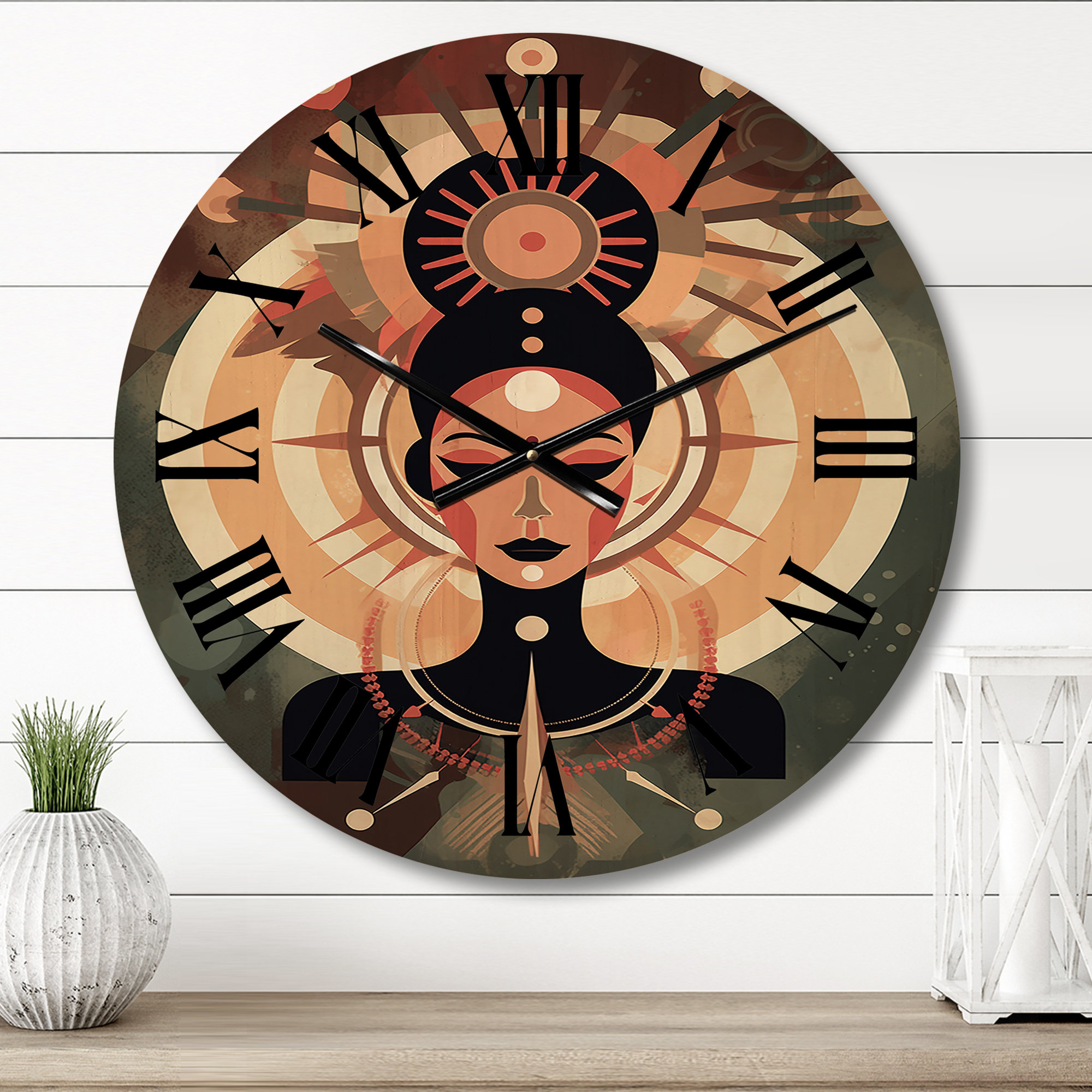 East Urban Home Graphic Retro African Goddess - African American Woman ...