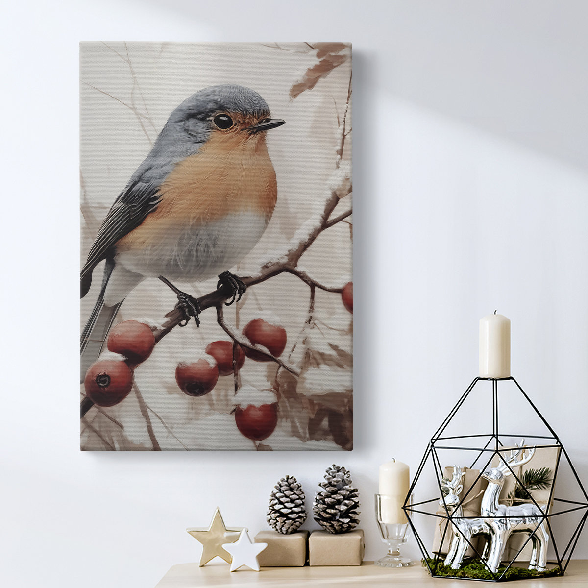 Astoria Grand Christmas Holiday Art - Gallery Wrapped Canvas-Series 2 ...