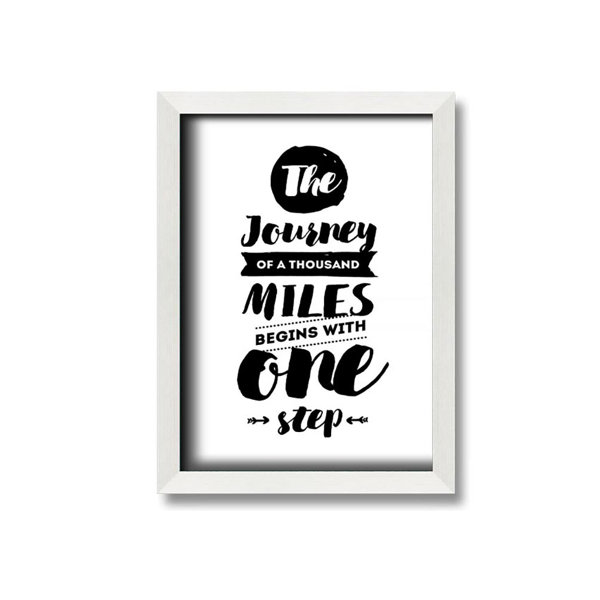 Maturi The Journey of a Thousand Miles - Single Picture Frame Art ...
