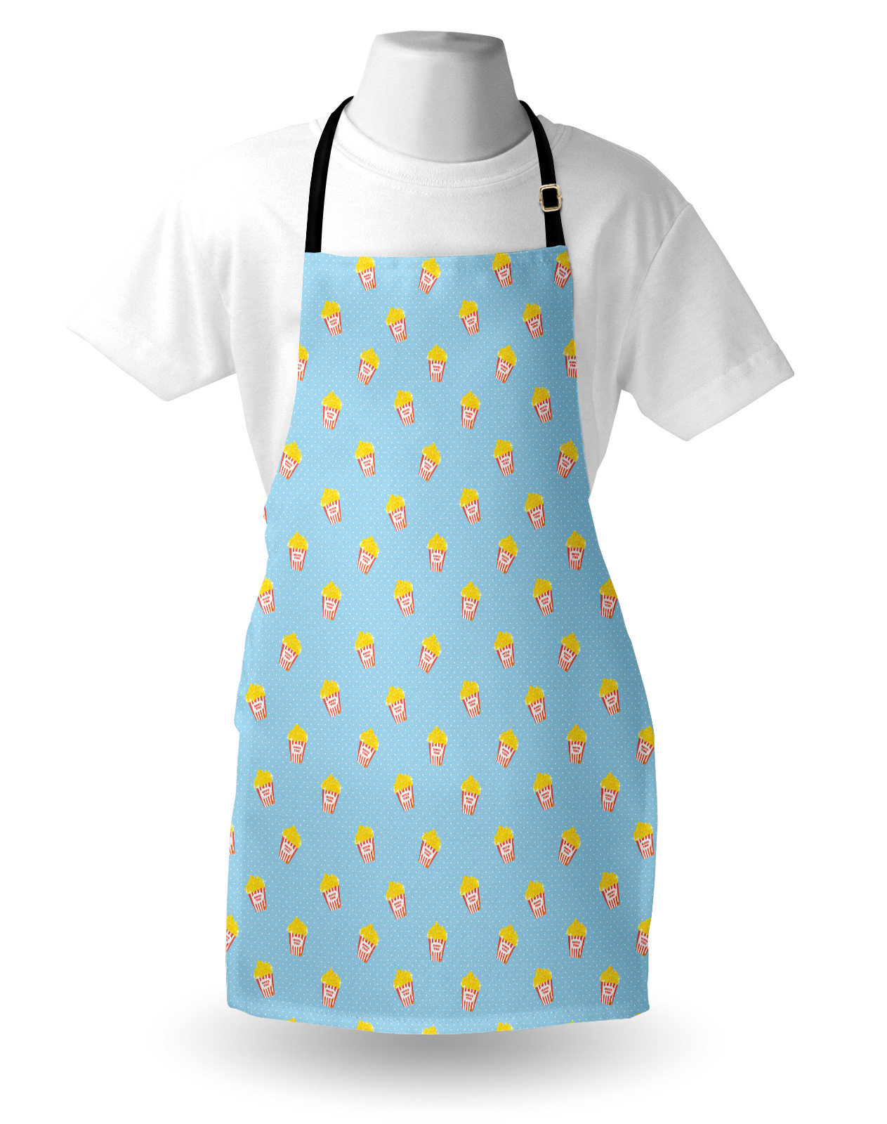Corrigan Studio® Cartoon Apron Unisex Movie Night Theme Pop Corn Adult ...