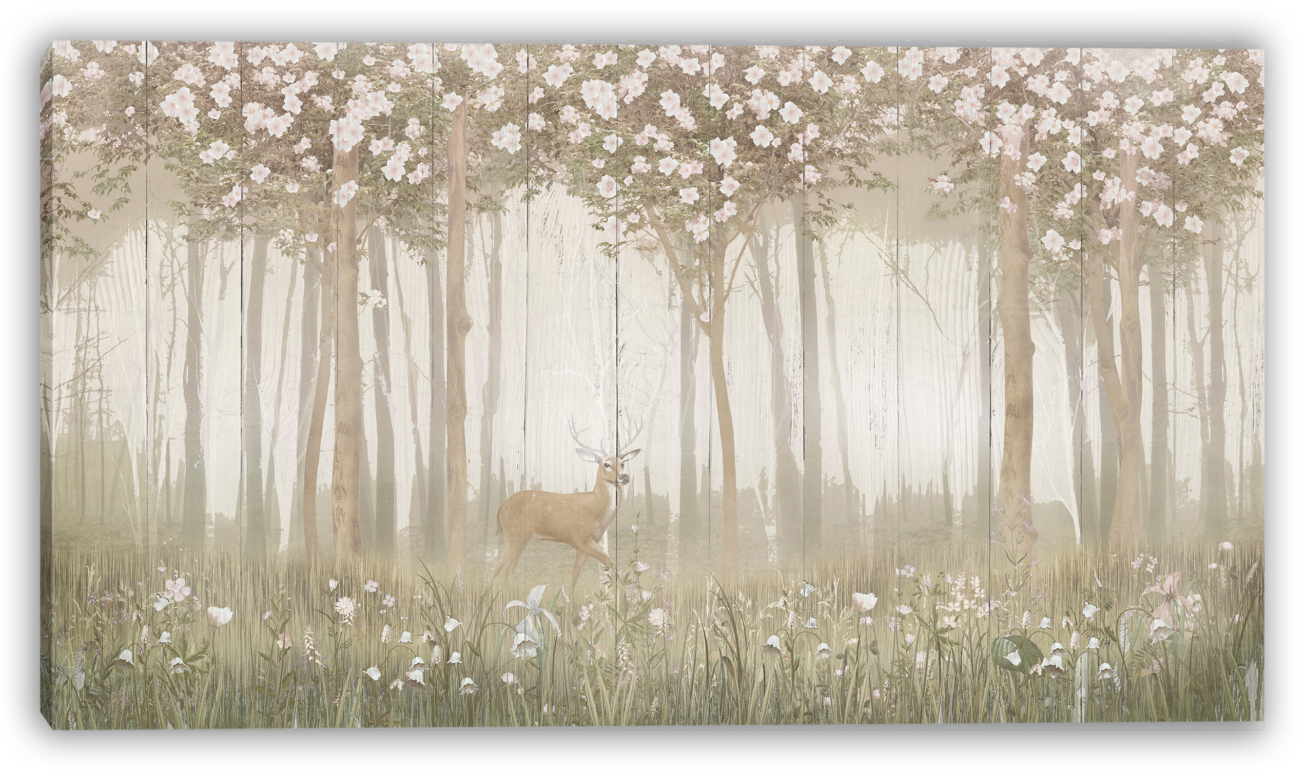 Millwood Pines Enchanted Forest Stroll – Deer in Blooming Woodland ...