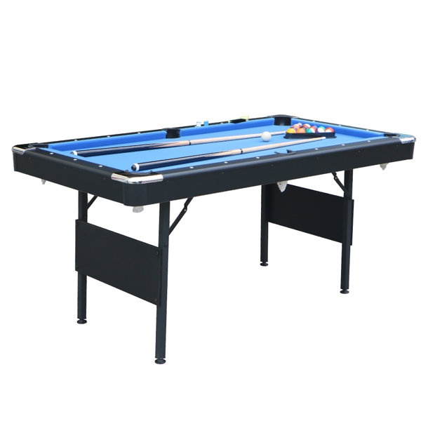 iYofe 65.7"L Portable Pool Table for Families with Easy Folding for ...