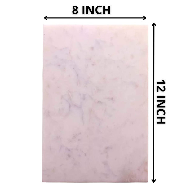 ColorLife Multi-Purpose Pastry Marble Tray Cutting Board Slab With Non ...