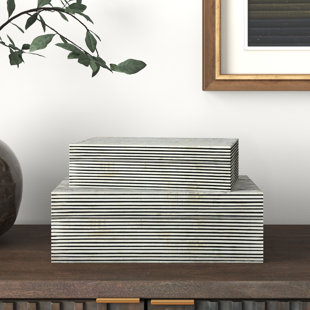 White Decorative Boxes You'll Love | Wayfair