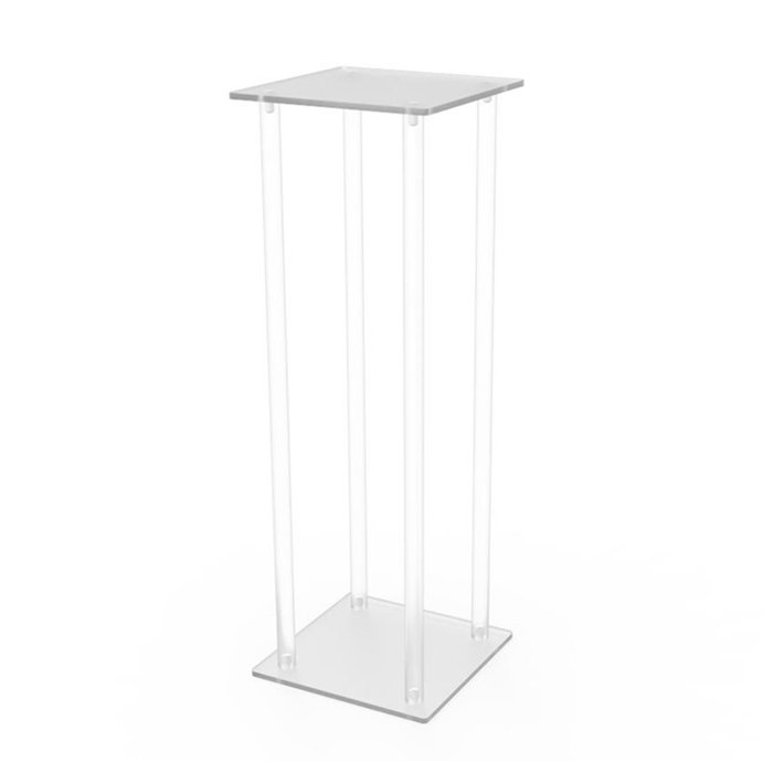 Latitude Run® Kammeron Tall Clear Acrylic Riser Transparent Plexiglass ...
