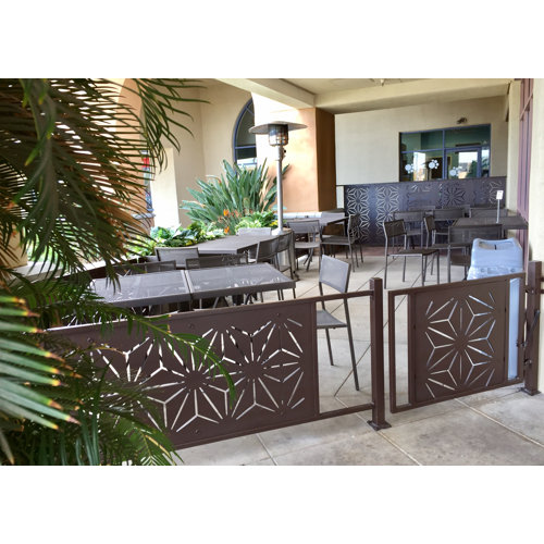 OUTDECO 48'' H x 24'' W Brown Composite Fencing & Reviews | Wayfair