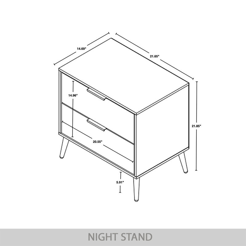 Mercer41 Rafiat Nightstand & Reviews | Wayfair