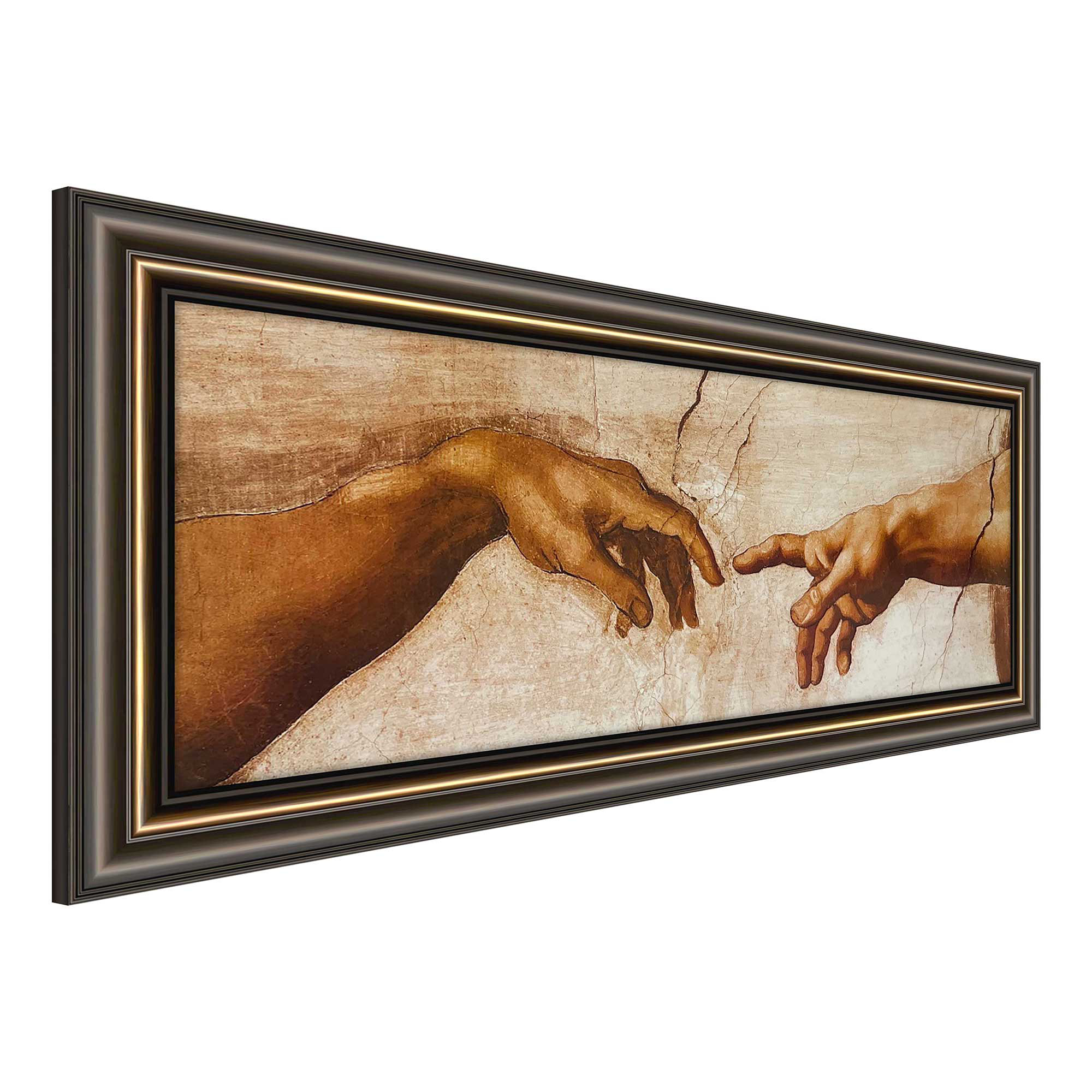 Red Barrel Studio® 706-7032_1236 The Creation of Adam - Picture Frame ...