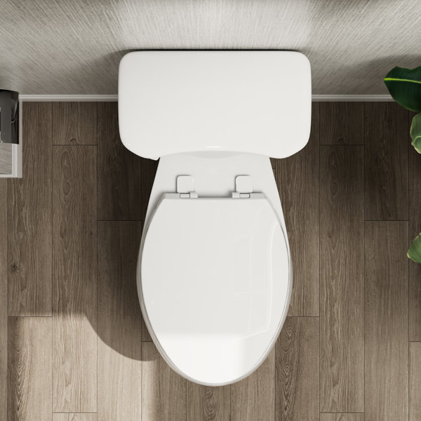 HOROW 21'' Extra Tall Toilet Comfortable SeatHeight 1.28 GPF Elongated ...