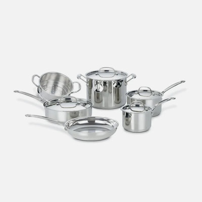 Cuisinart Chef's Classic 17 Piece Stainless Steel Cookware Set ...
