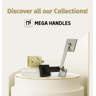 Mega Handles GLAMOR DUMMY Reversible Interior Door Lever for Bedrooms ...