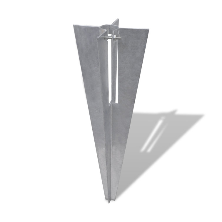 Dakota Fields Silver Metal Post Kit / System for Posts | Wayfair.co.uk