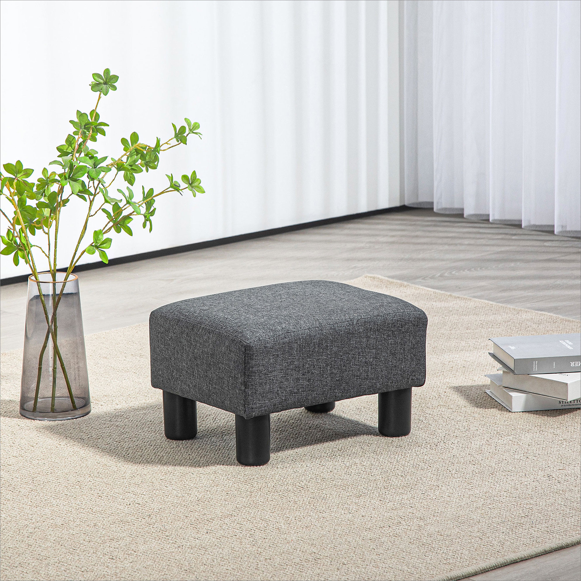 Zipcode Design™ Heskett 15.75" Wide Rectangle Standard Ottoman ...