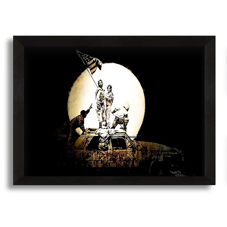 Happy Larry Night Soldiers - Picture Frame Painting on Canvas | Wayfair ...
