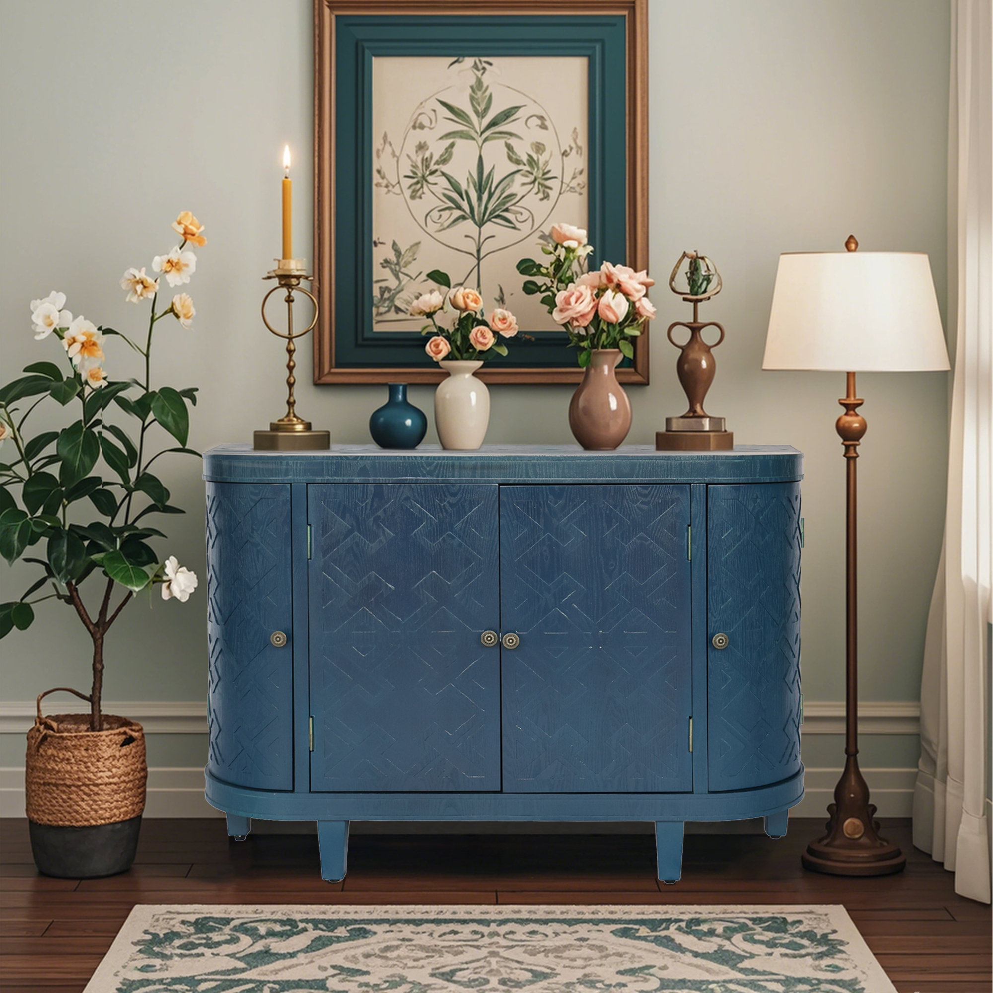 Lark Manor™ Oval Storage Cabinet | Wayfair