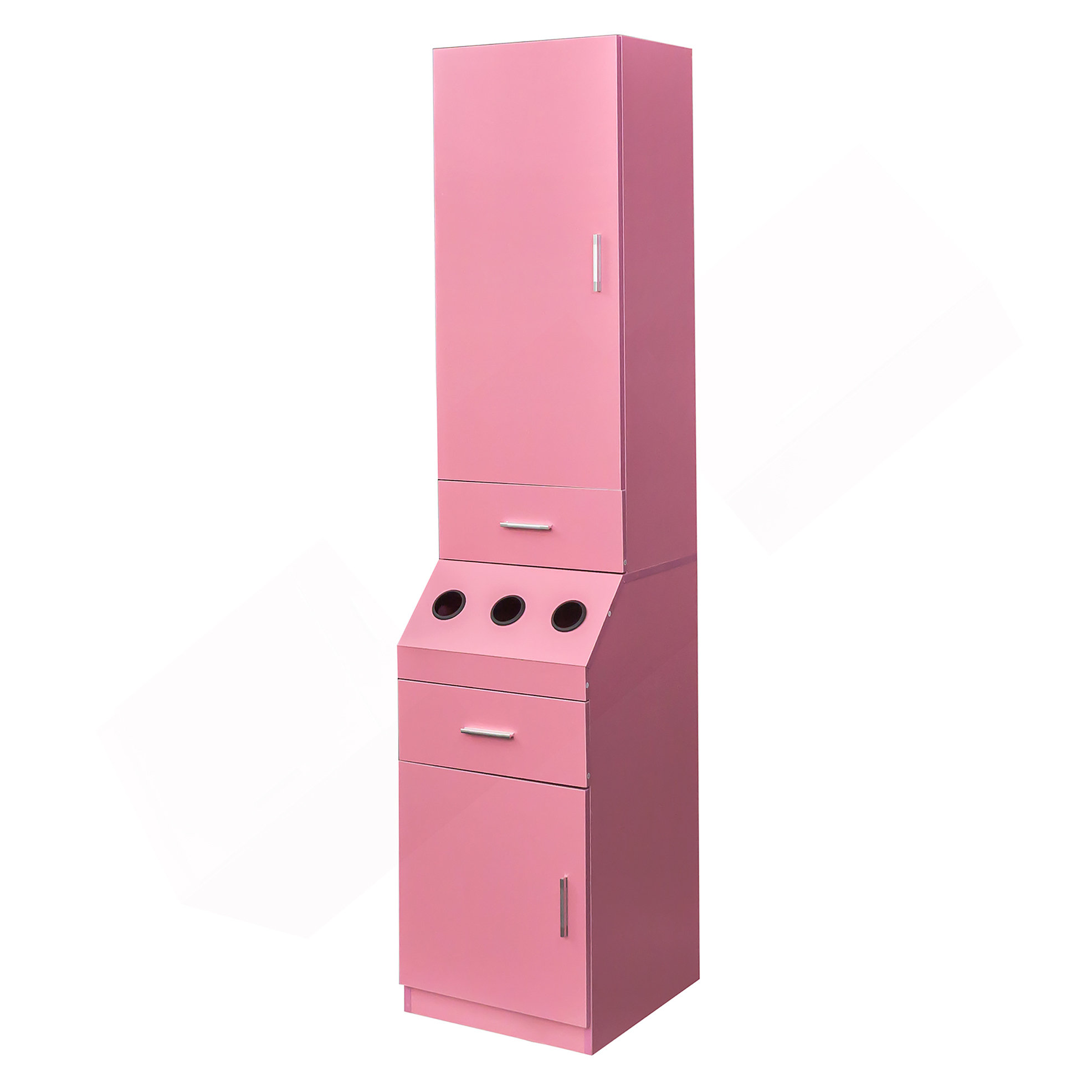 George Oliver Salon Station, Barber Stations with 2-Tier Storage Shelf ...