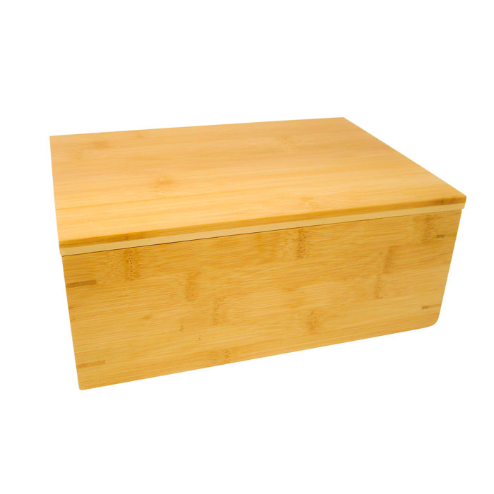 Ebern Designs Stash Storage Bamboo Box | Wayfair