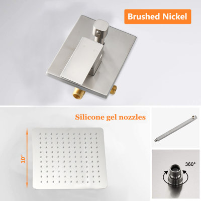 STONEMOTION Pressure-Balanced (Temperature And Volume) Shower Faucet ...