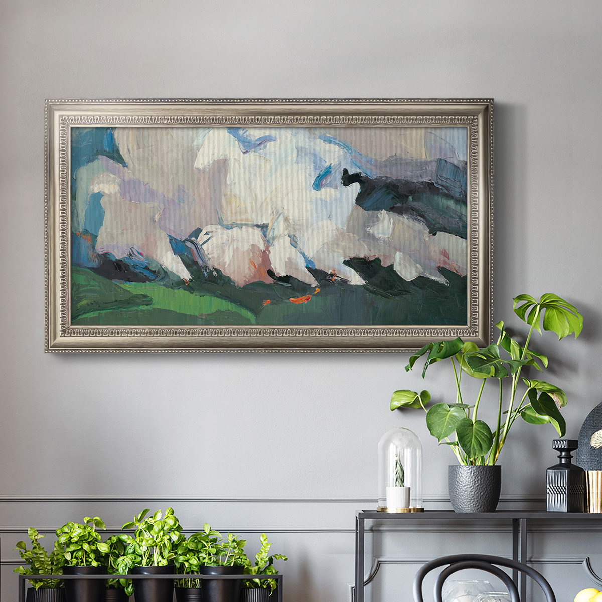 Ivy Bronx Meadow Valley Fire - Single Picture Frame Painting on Canvas ...