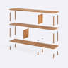 Demontha Solid Wood Short Bookcase | Wayfair