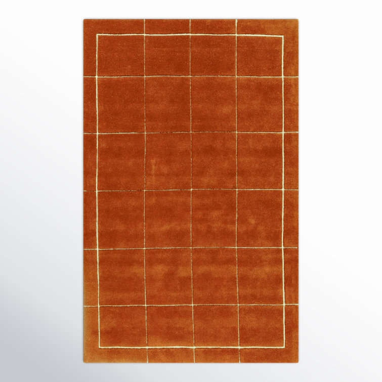 Mallory Rust, Light Brown Hand Tufted Area Rug & Reviews | AllModern