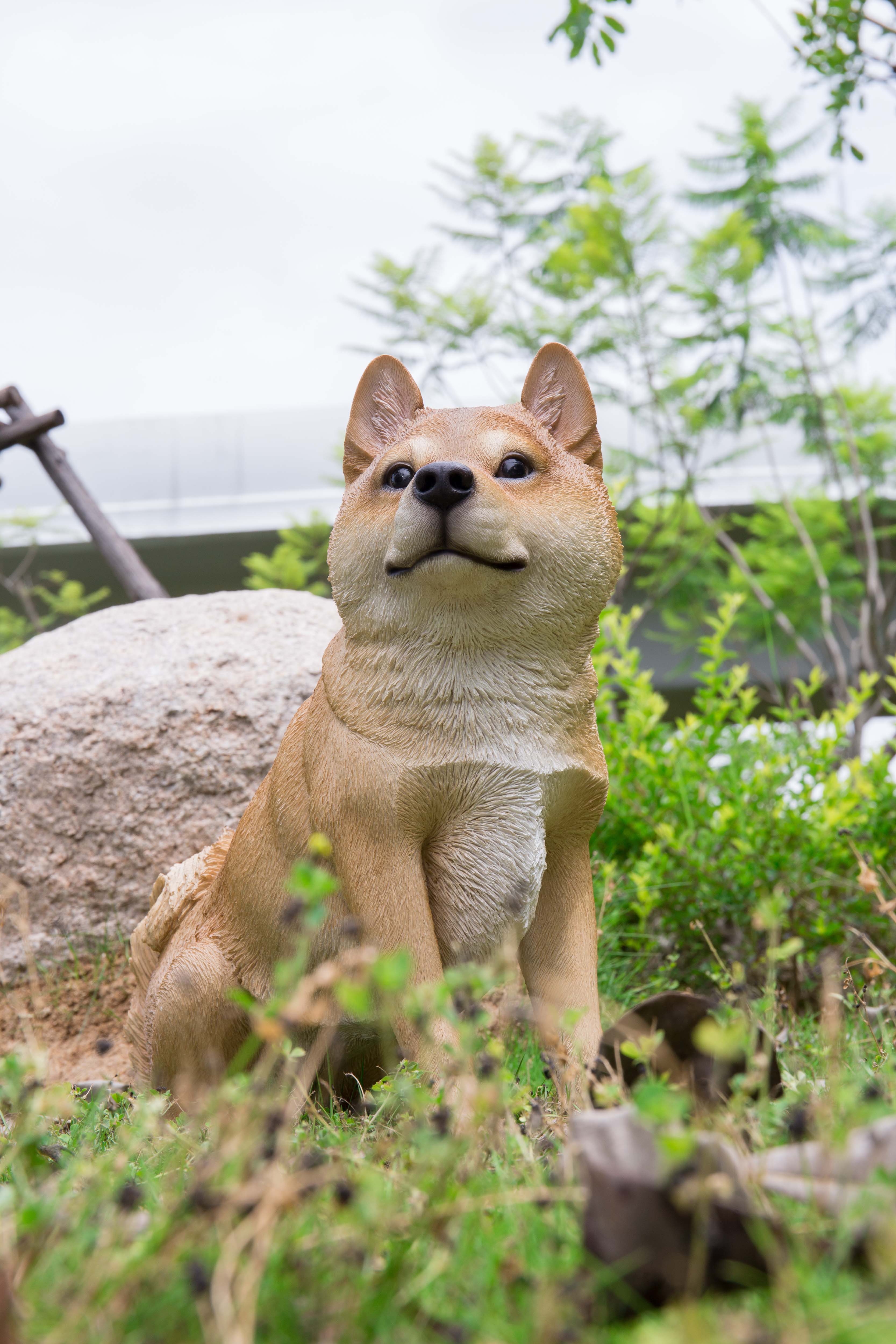 Hi-Line Gift Ltd. Statue Shiba Inu assise et Commentaires - Wayfair Canada